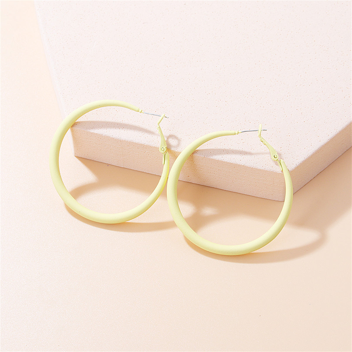 Yellow Hoop Earrings – Street Region